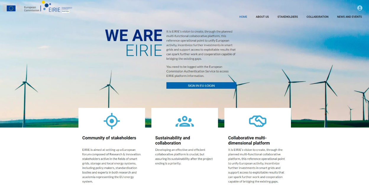 The EIRIE platform is live - PANTERA